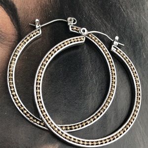 Ruby Rd. | Jewelry | Ruby Rd Hoop Latch Back Antique Style Earrings ...